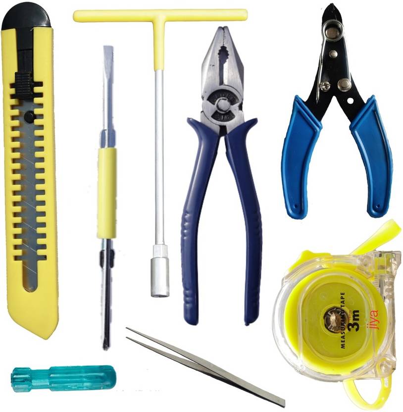 Jiya L541 HAND TOOL KIT- T GOTI 10MM I PILER I MEASUREMENT TAPE 3M I ...