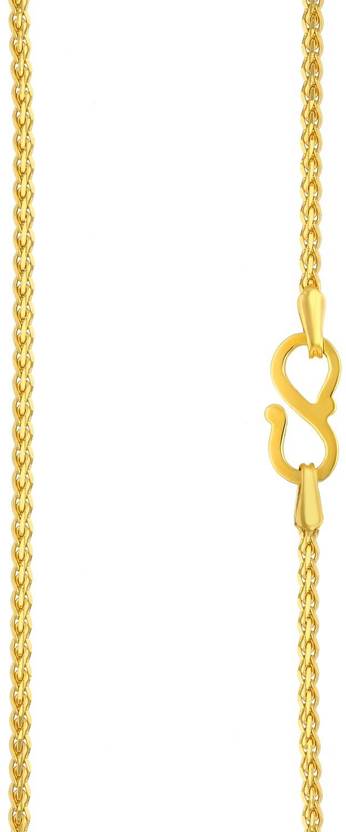 MALABAR GOLD & DIAMONDS Gold Chain Curb Chain Yellow Gold Precious ...