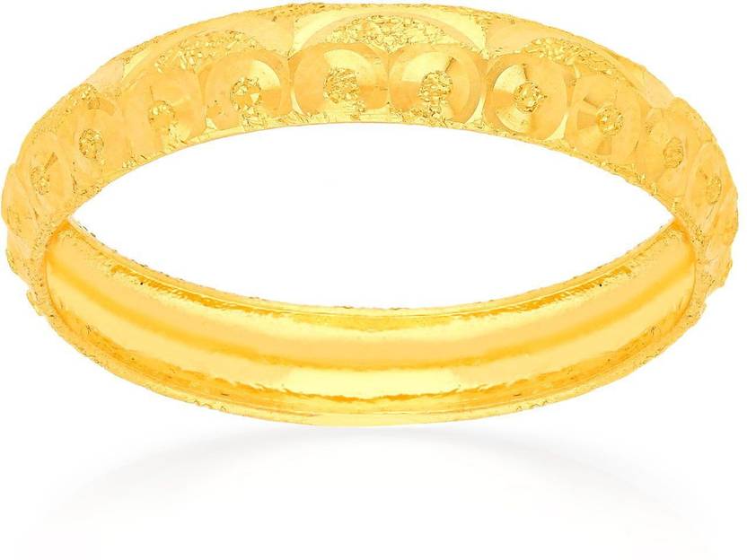 MALABAR GOLD & DIAMONDS Traditional 22kt Yellow Gold ring Price in ...