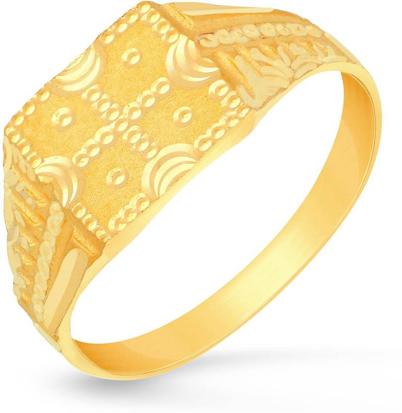 MALABAR GOLD & DIAMONDS Gold Ring 22kt Yellow Gold ring Price in India ...