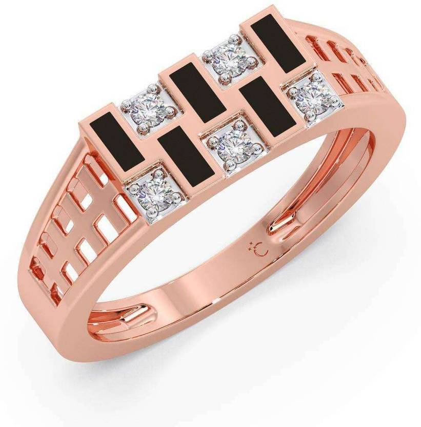 Candere by Kalyan Jewellers Diamond Ring 18kt Diamond Rose Gold ring ...
