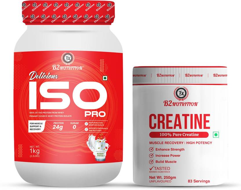 B2 Nutrition ISO Pro-1Kg & Creatine Whey Protein Price in India - Buy ...