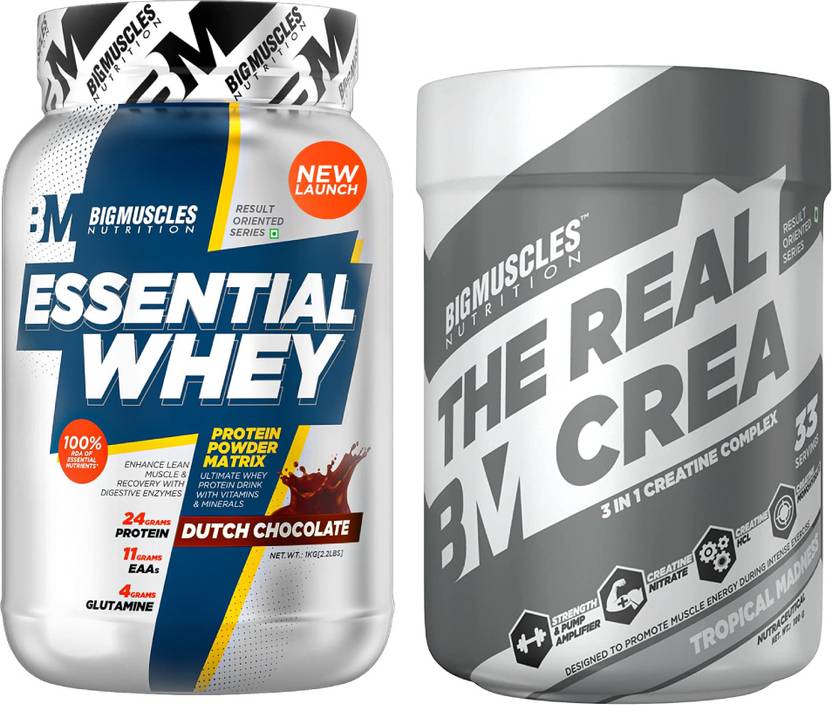 BIGMUSCLES NUTRITION Essential Whey Protein | Added Vitamins & Minerals ...