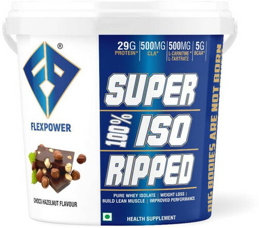 FLEXPOWER SUPER 100% ISO RIPPED GOLD 4KG Whey Protein Price in India ...