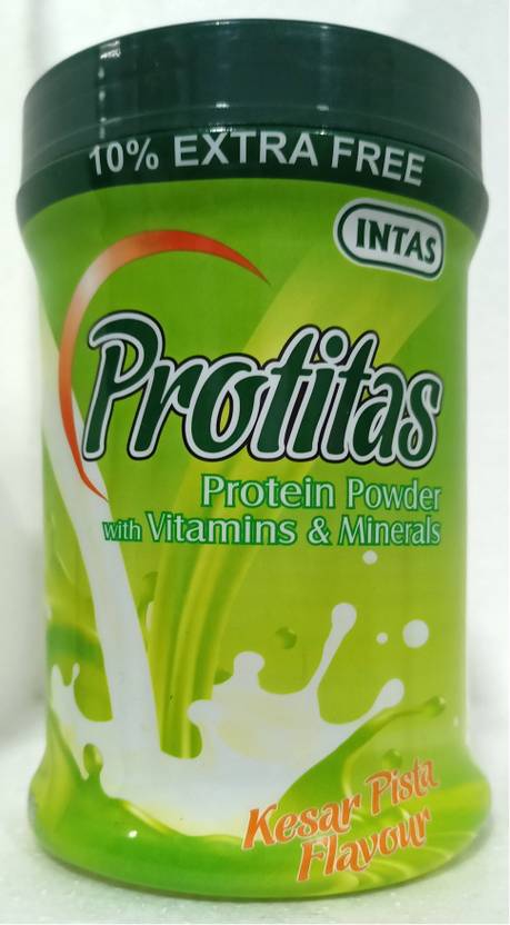 intas PROTITAS KESAR PISTA PROTEIN POWDER vitamins,minerals For Energy ...