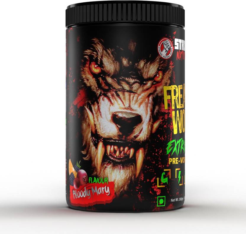 Strong Nation Freaky Wolf Extreme Pre Workout - Bloody Mary (360 Gm ...