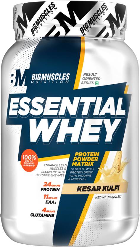 BIGMUSCLES NUTRITION Essential Whey Protein | 24g Protein with ...