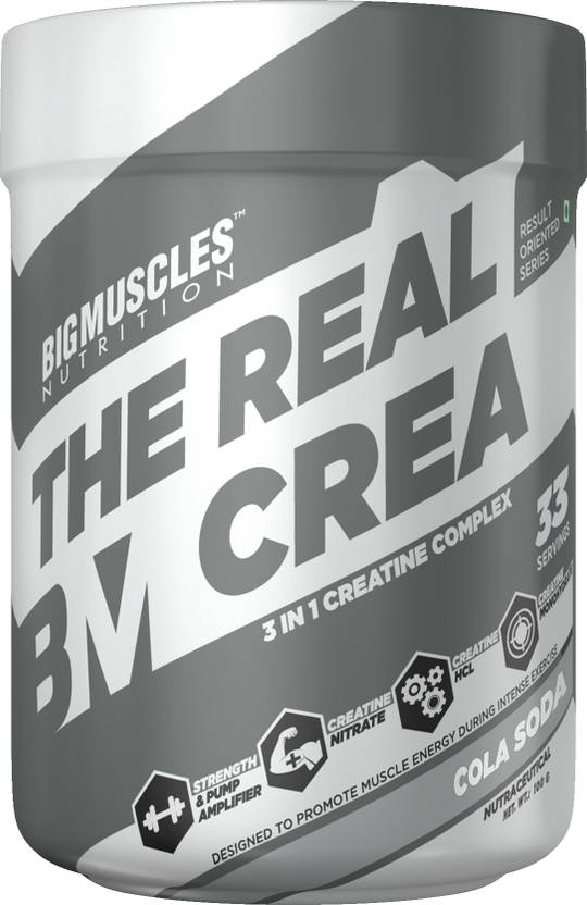 BIGMUSCLES NUTRITION THE REAL CREA 100G COLA SODA Creatine Price in ...