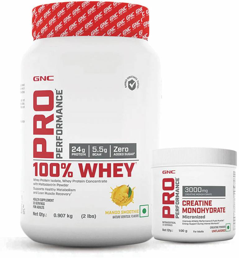 Gnc Pro Performance 100 Whey Mango Creatine Monohydrate Combo Whey