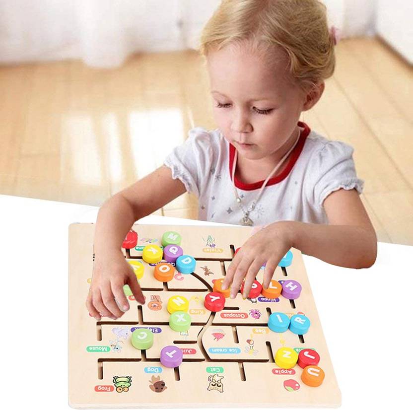 blue seed Sorting Blocks Board Game Pegboard Puzzle Alphabet Tracing ...