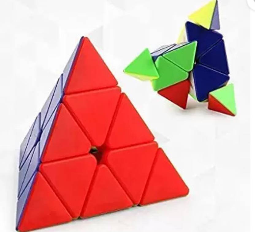 Novelty Enterprises High Speed Sticker less Triangle Puzzle Cube (1 ...