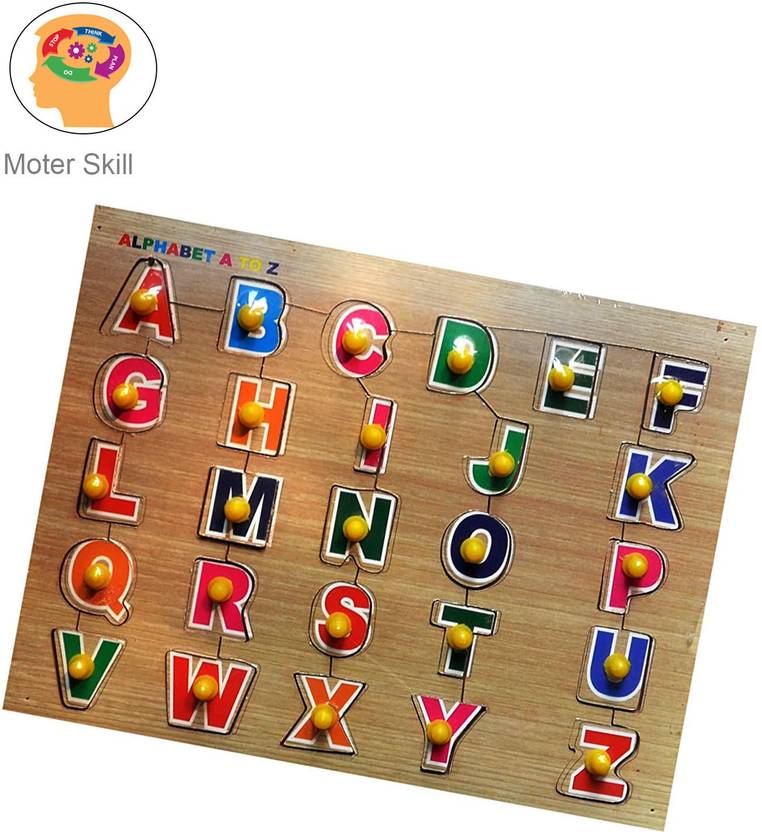 Poktum ABCD Blocks for Kids 3 Years Alphabets for Kids Learning ...