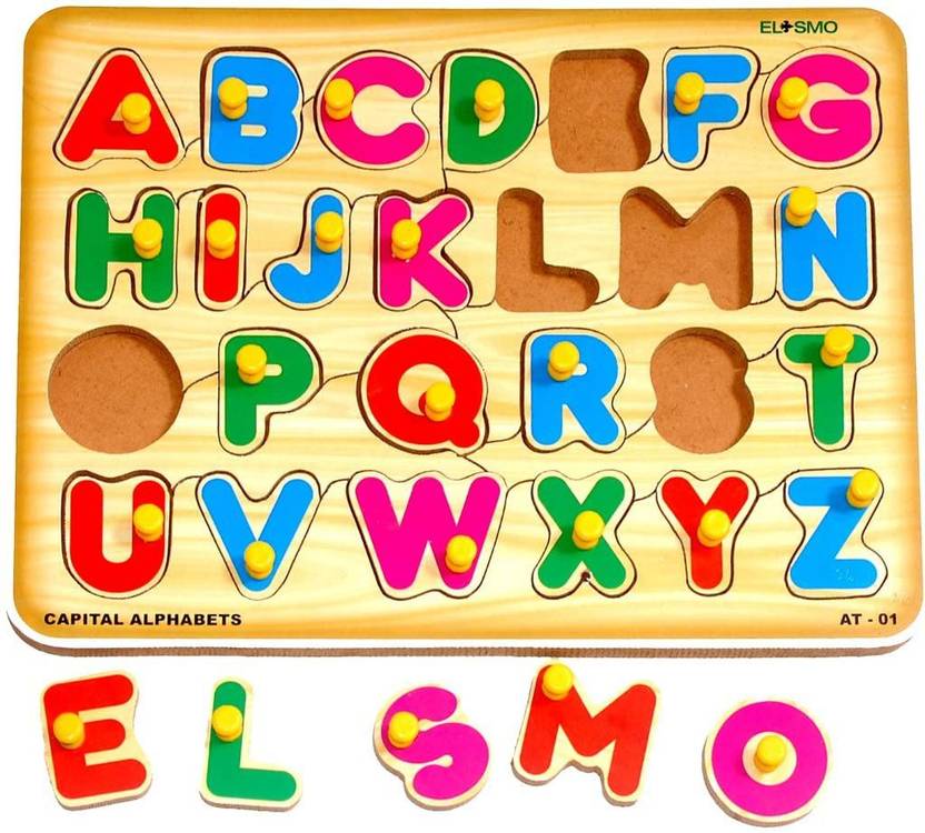 EL SMO English Alphabets Learning Educational Board for Kids child A to ...