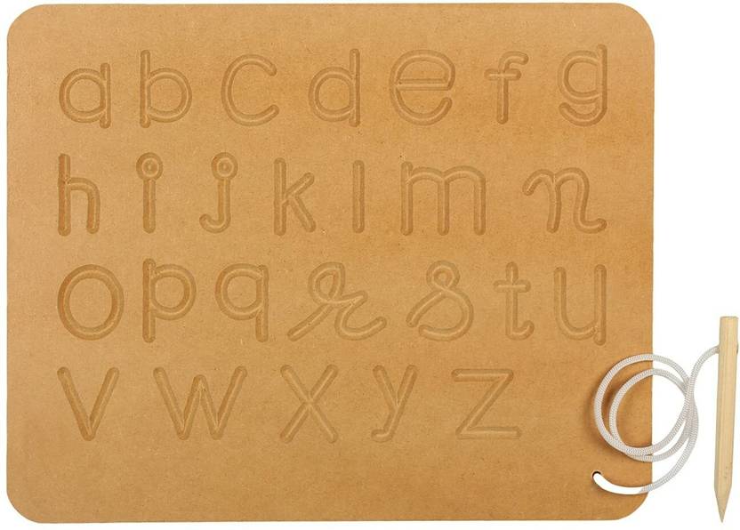 FireFlies Wooden Small Alphabet Writing Practice Board for Kids (Pack ...