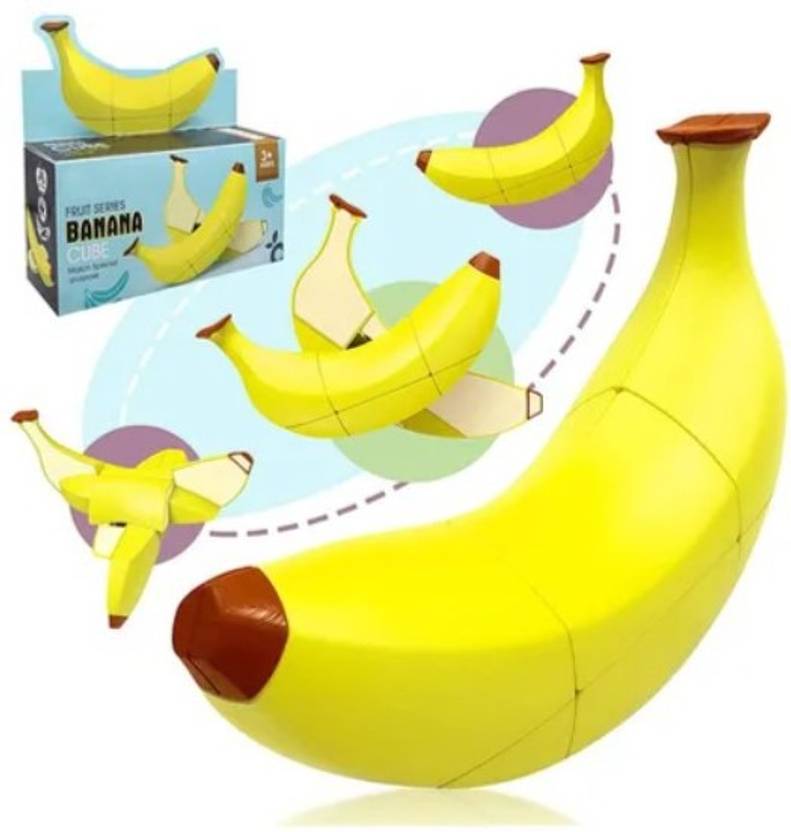 Intelligent Banana Fruits Series Cube 3D Speed Puzzle Cube Game ...