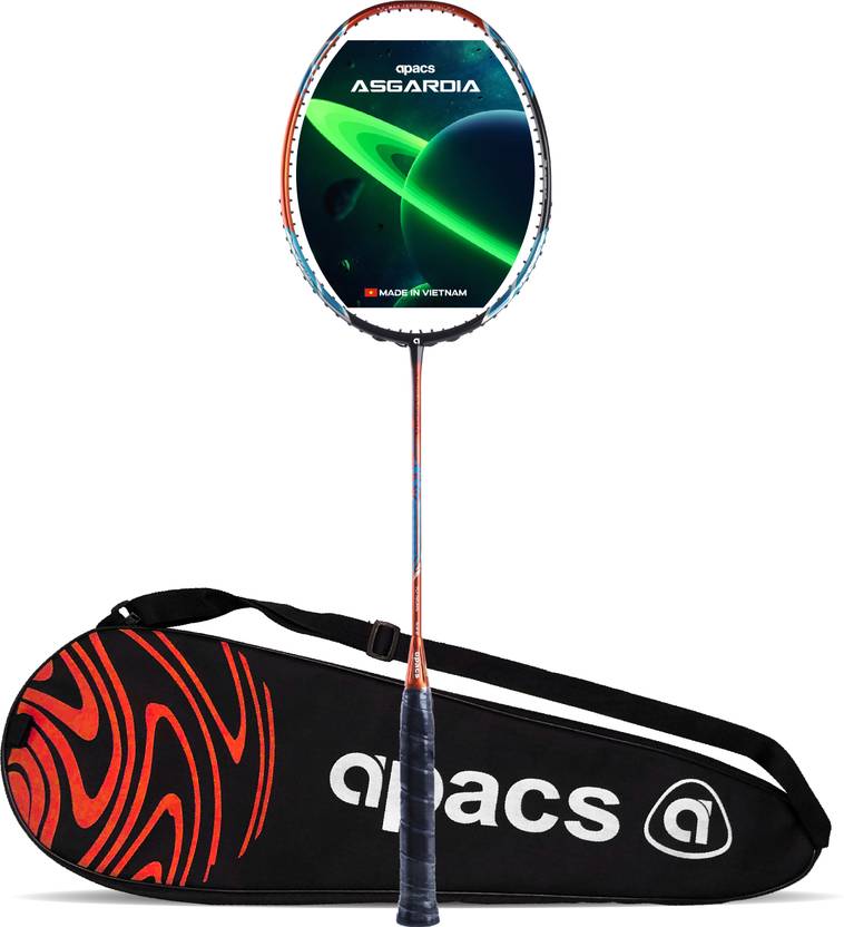 apacs Asgardia Control (73G, 35LBS) Black, Blue Unstrung Badminton ...