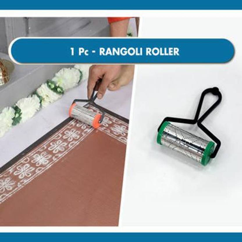 Sirgan Stainless Steel Border/Outliner Designer Roll For Rangoli Making ...