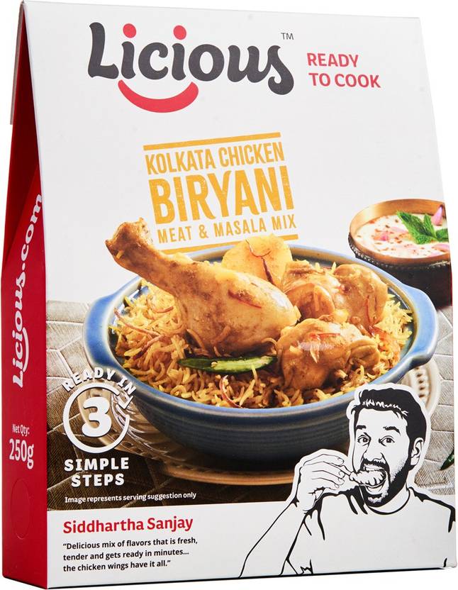 Licious Kolkata Chicken Biryani - Mini 250 g Price in India - Buy ...