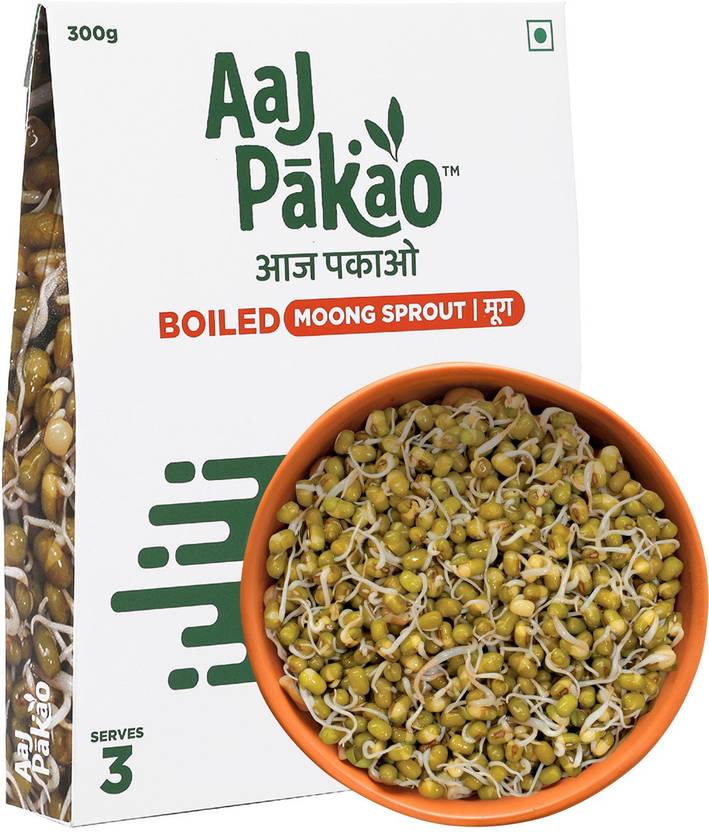 AAJPAKAO Boiled Moong Sprout, Ready to Cook (Pack of 1) 300 g Price in ...