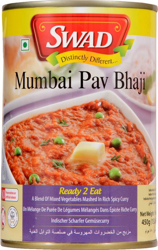 SWAD Ready To Eat Mumbai Pav Bhaji 450 g Price in India - Buy SWAD ...
