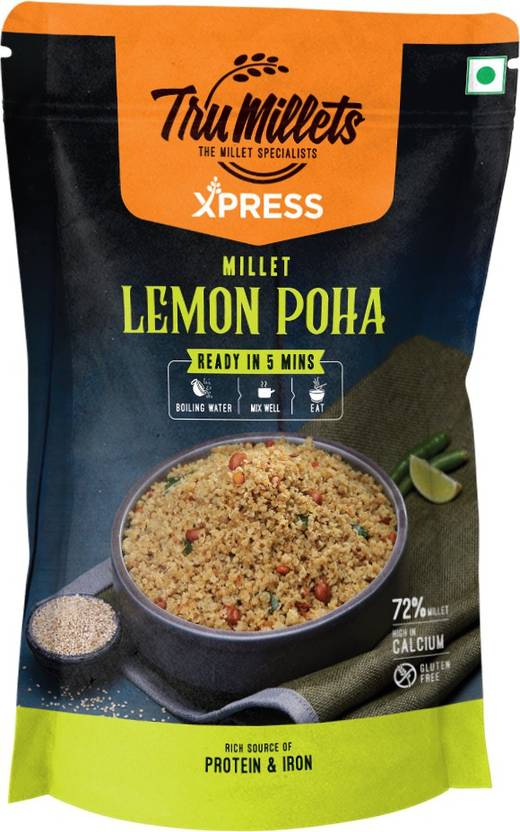 Trumillets Millet Lemon Poha 180 G Price In India Buy Trumillets Millet Lemon Poha 180 G