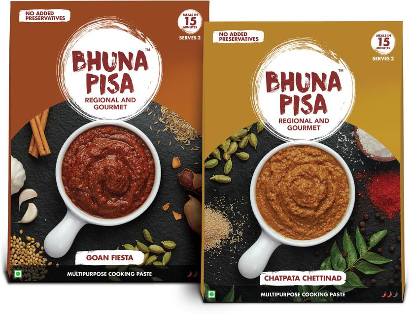 Bhuna Pisa Ready to Cook Goan Fiesta & Chatpata Chettinad|Cooking Paste ...
