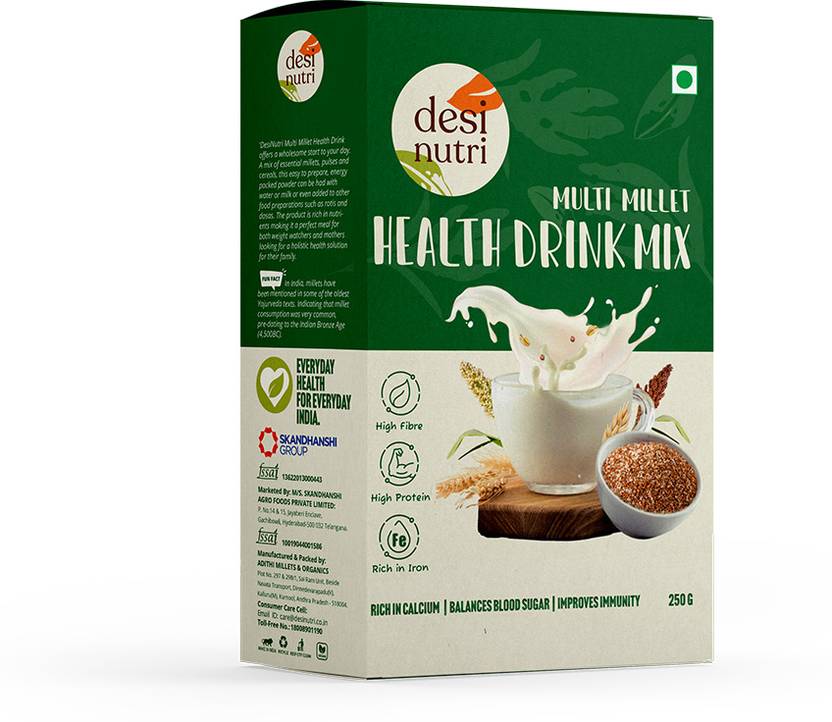 Desi Nutri Desinutri Multi Millet Health Drink Mix 250 g Price in India ...