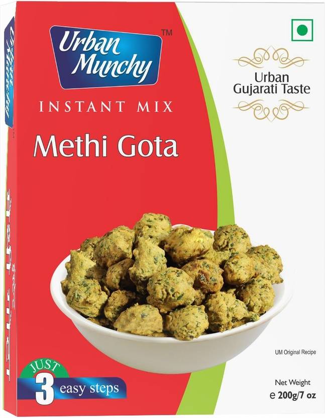 Urban Munchy Methi Gota Instant Mix Flour Fenugreek Pakoda 200 g Price ...