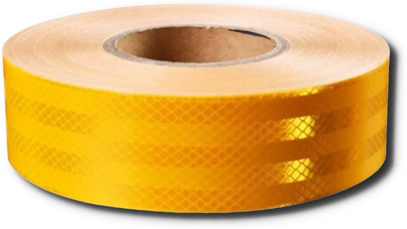 AmazOpen Reflective Radium Warning Tape Night Road Safety Yellow 2Inch ...