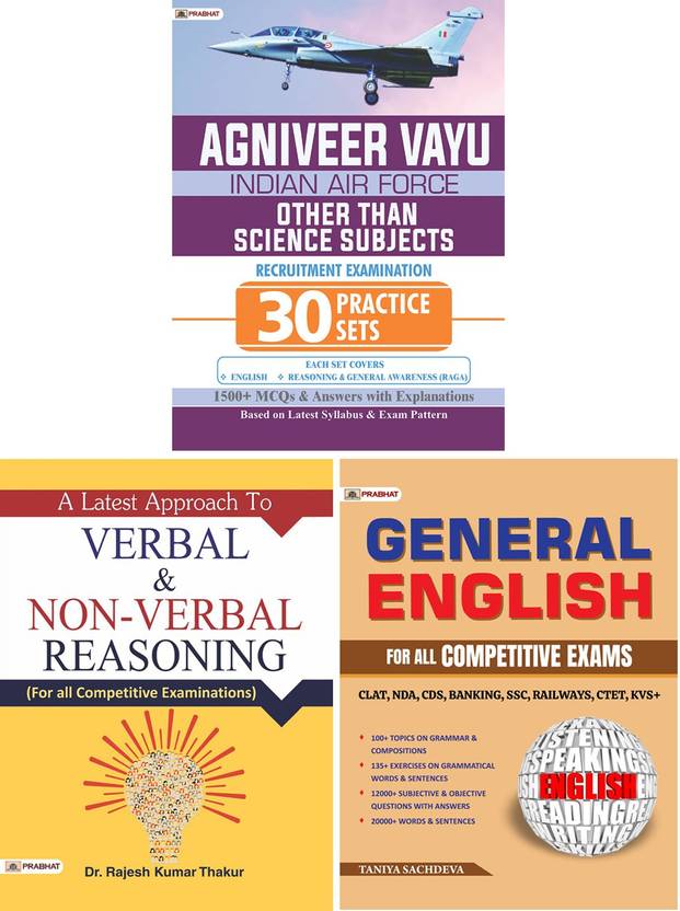 Agniveer Vayu Other Than Science Subjects) 30 Practice Sets + General ...