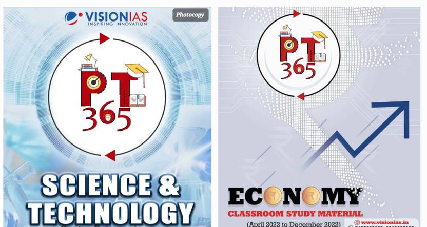 Vision Ias Pt365 2023 Economy And Science &Technology Photocopy: Buy ...