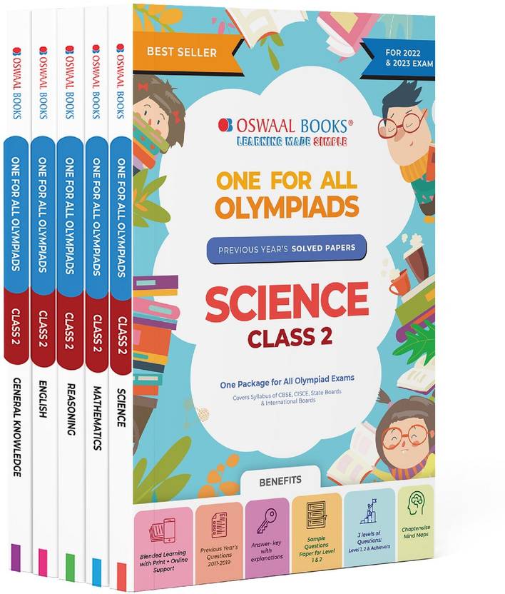 Oswaal One For All Olympiad Previous Years Solved Papers, Class 2 (Set ... Oswaal One For All Olympiad Previous Years Solved Papers, Class 2 (Set ...