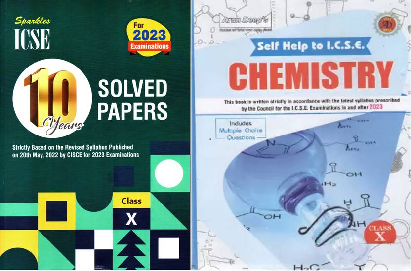 Sparkles ICSE 10 Years Solved Papers Class 10 For 2023 Exam With Arun Deep Self Help To ICSE ...