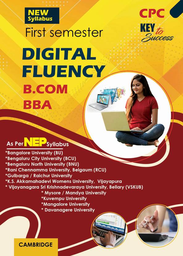 NEP First Semester B.COM/BBA Digital Fluency: Buy NEP First Semester B ...