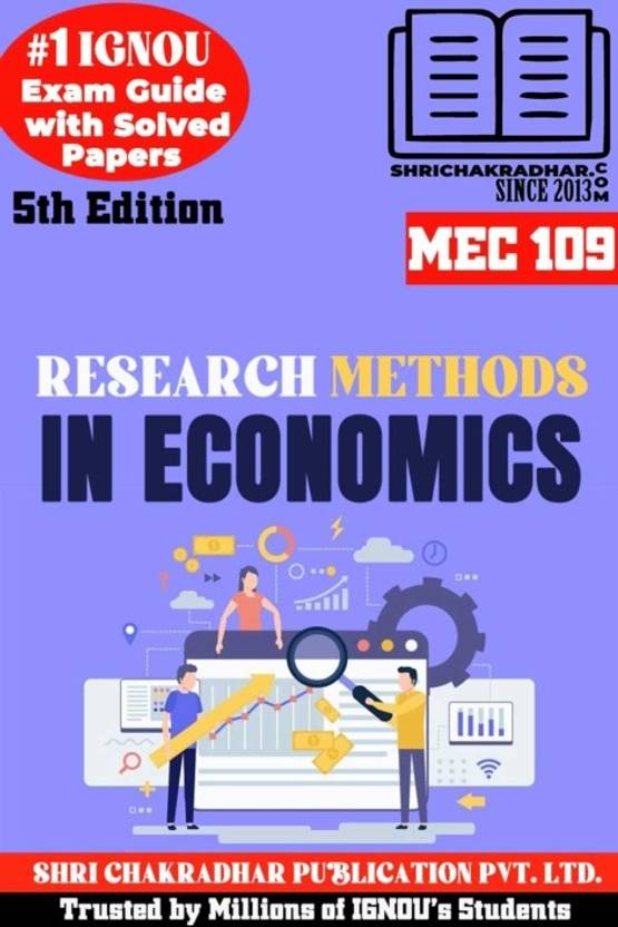 IGNOU MEC 109 Help Book Research Methods In Economics (5th Edition ...