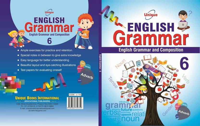 Unique English Grammar Book For Children Class 6 Level 6 English ...