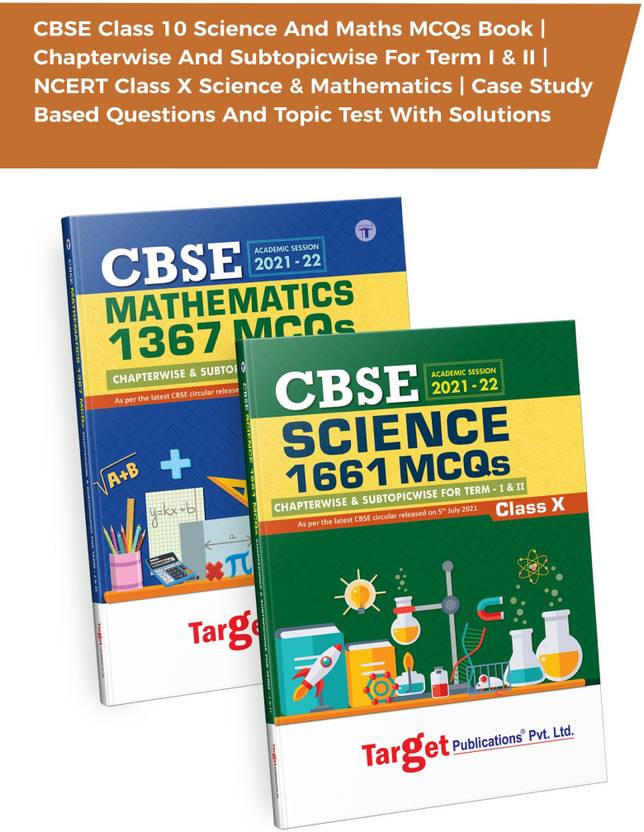 CBSC Class 10 Books | Class 10 Science And Maths MCQs Book ...