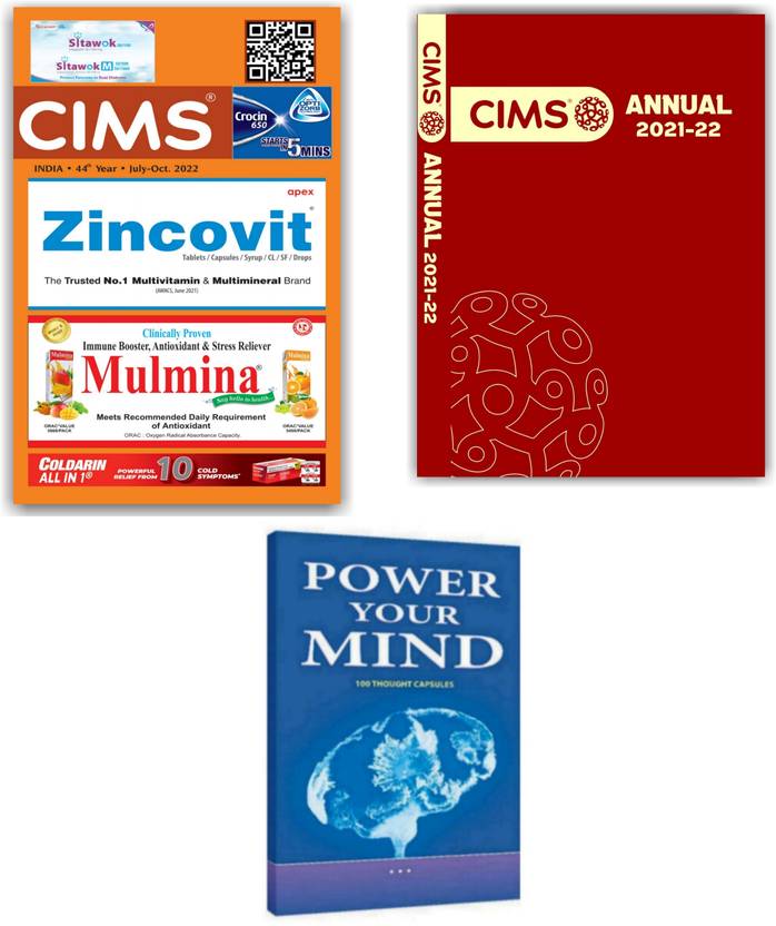 CIMS 2022 Book And CIMS Annual 2021-22 Book Along With Powers Of Mind ...