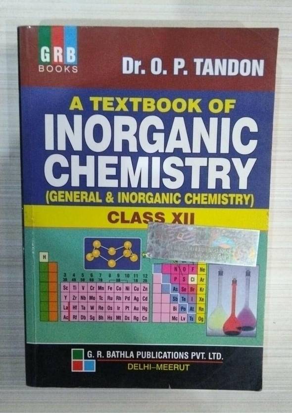 Grb A Textbook Of Inorganic Chemistry ( General & Inorganic Chemistry ...