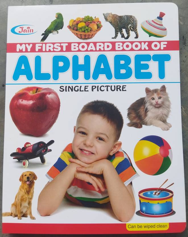 MY FIRST BOARD BOOK OF ALPHABET SINGLE PICTURE For Kids, Early Learning ...