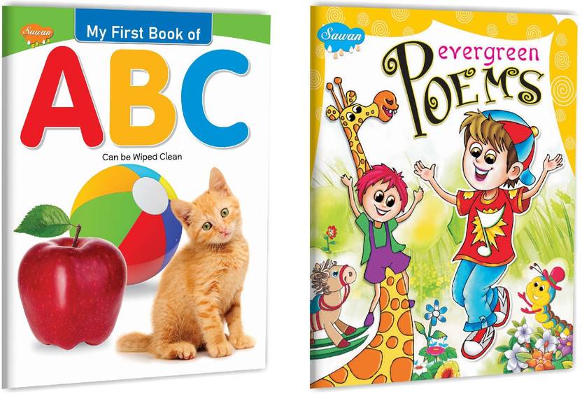 My First Books Of ABC, Evergreen Poem | Set Of 2 Books By Sawan: Buy My ...