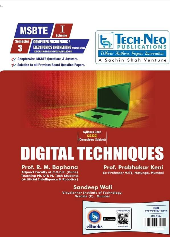 Digital Techniques For MSBTE I Scheme( Semester 3 - Computer And ... Digital Techniques For MSBTE I Scheme( Semester 3 - Computer And ...