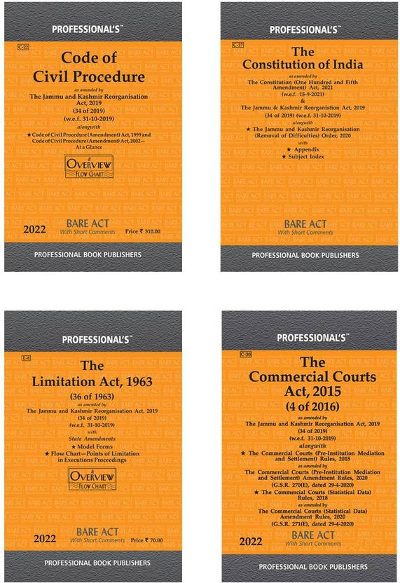 Civil Acts Combo: Includes Code Of Civil Procedure, Constitution Of ...