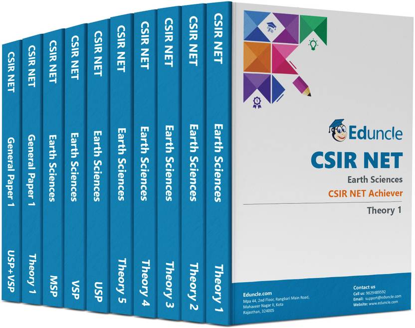 Csir Net Earth Sciences Achiever Complete Theory Test Series Part