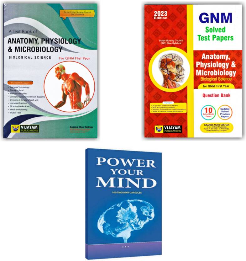 GNM First Year (1st Year) Anatomy, Physiology And Microbiology Text Book And Question Bank (As ...