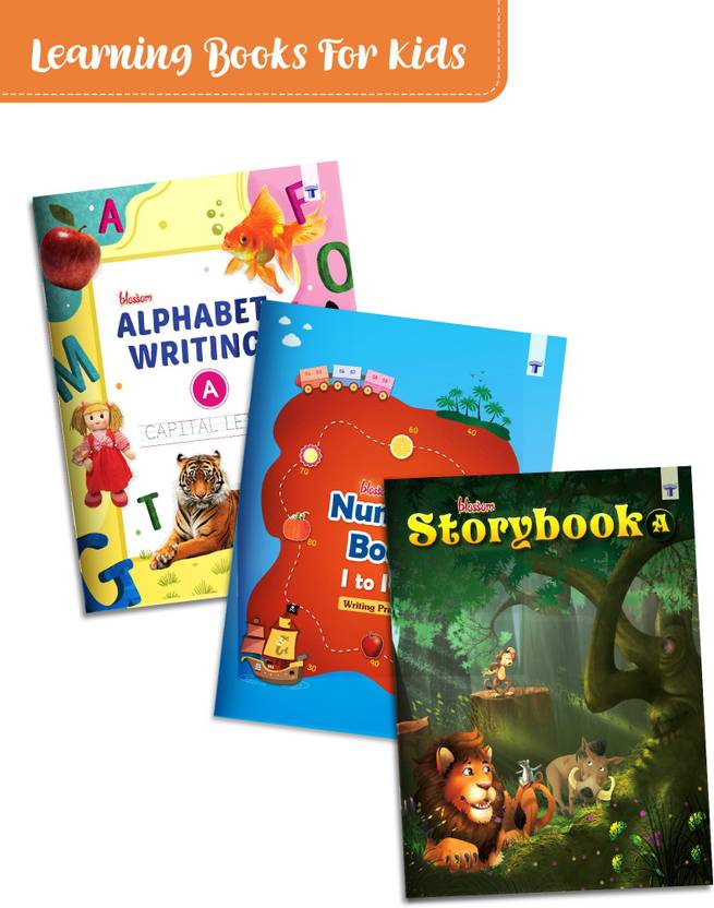 Learning Books For Kids | Moral Story Book A, ABCD Capital Alphabet ...