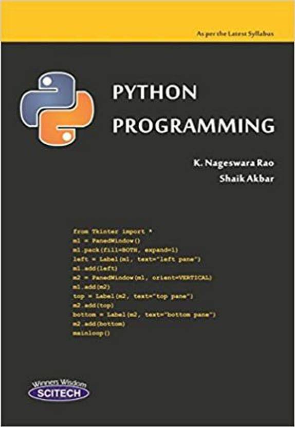 Python Programming Buy Python Programming By Shaik Akbar K Nageswara