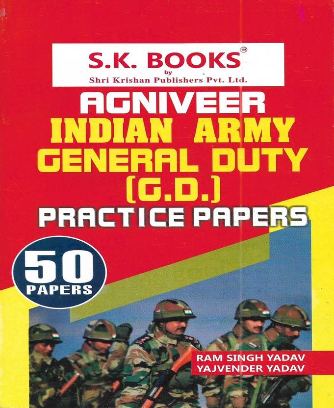 Agniveer Indian Army General Duty ( GD ) Practice Papers In English ...
