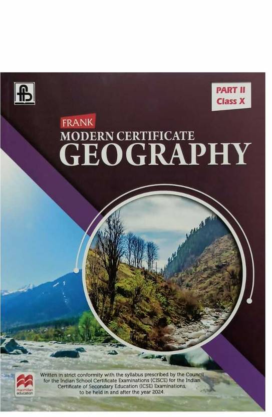 Icse Frank Modern Certificate Geography Class -10: Buy Icse Frank ... Icse Frank Modern Certificate Geography Class -10: Buy Icse Frank ...