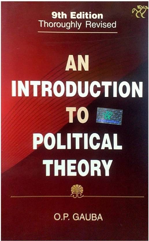 An Introduction To Political Theory: Buy An Introduction To Political ...